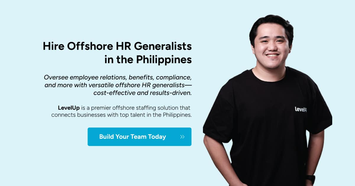 Hire Offshore HR Generalists in the Philippines - LevelUp
